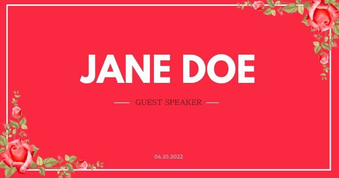 Copy of Name Tag | PosterMyWall