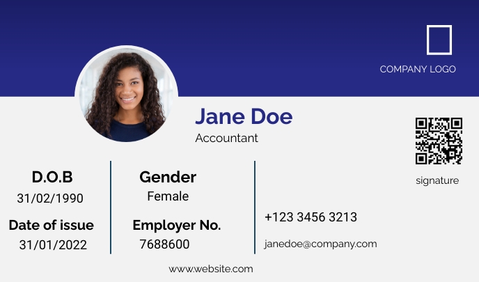 Name tag Template | PosterMyWall