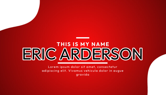 Plantilla de Name tag flyer | PosterMyWall
