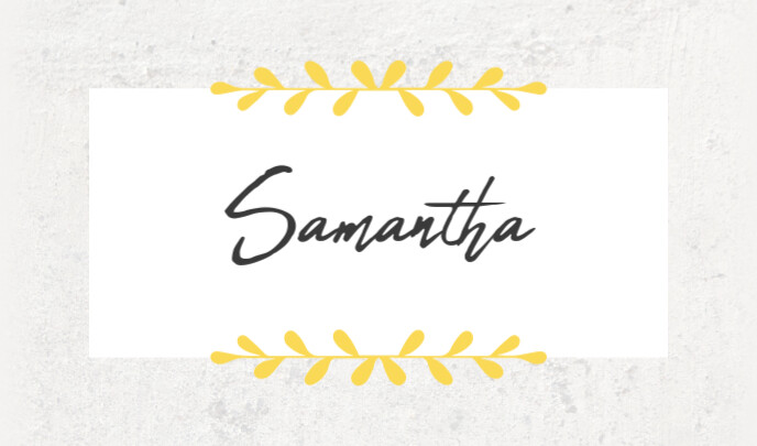 name tag flyer Template | PosterMyWall