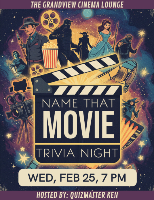 Name That Movie Trivia Night Template | PosterMyWall