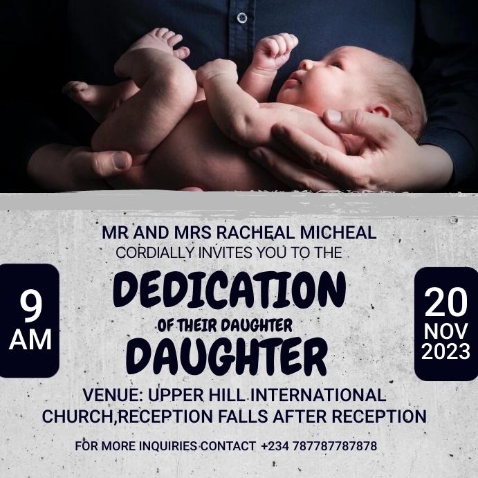NAMING CEREMONY Template | PosterMyWall