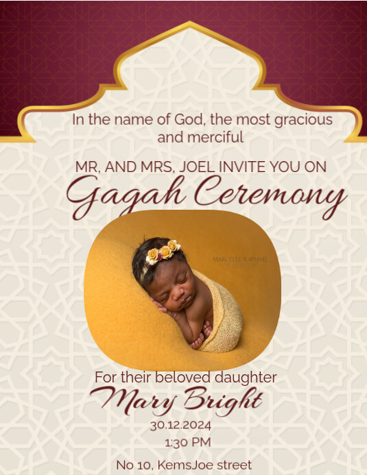 Naming ceremony Template | PosterMyWall
