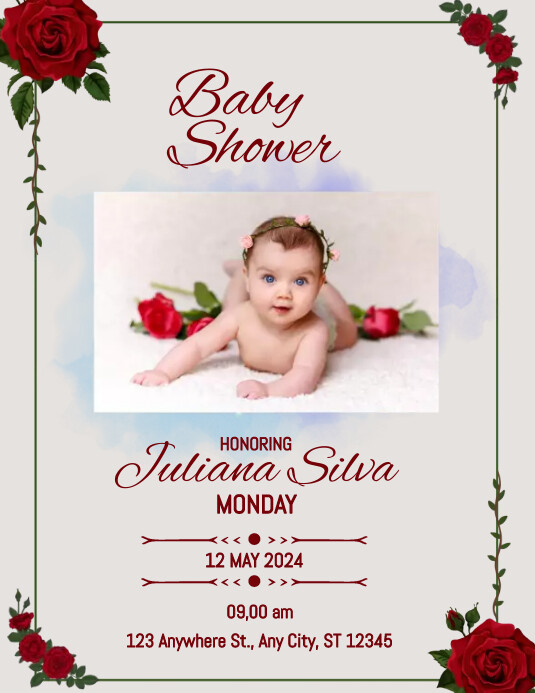 Naming Ceremony Flyer Template | PosterMyWall