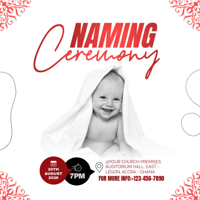 Plantilla de Naming flyer | PosterMyWall