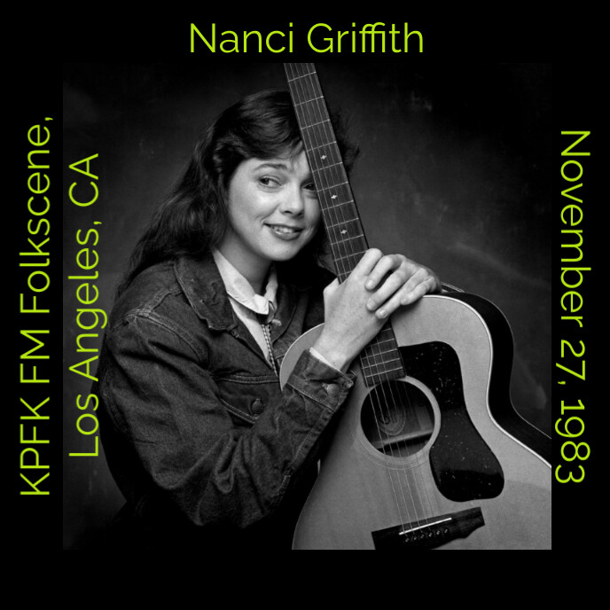 Nanci Griffith 1983 Template | PosterMyWall