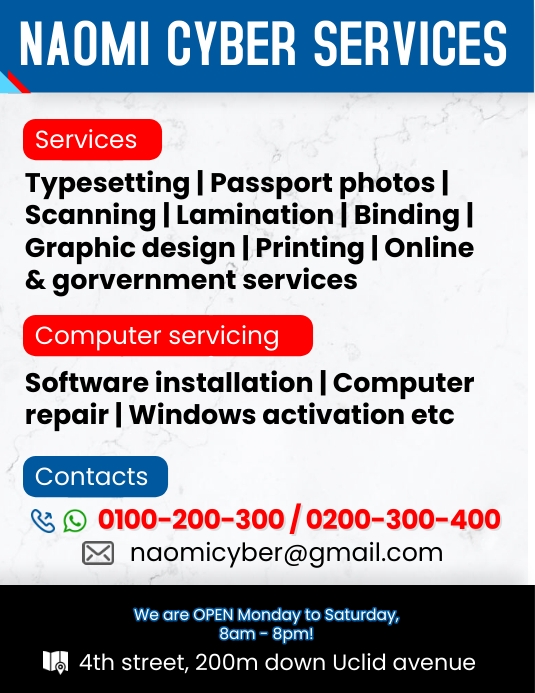 Naomi Cyber Template | PosterMyWall