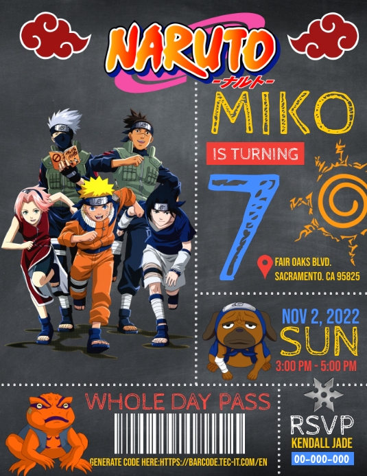 Naruto Template | PosterMyWall