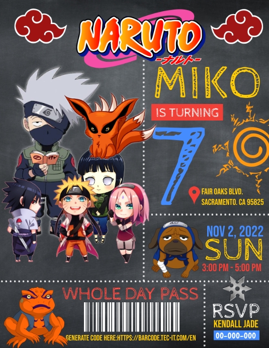 Naruto Template | PosterMyWall