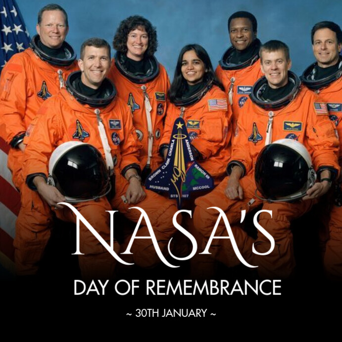 NASA's day of Remembrance Template | PosterMyWall