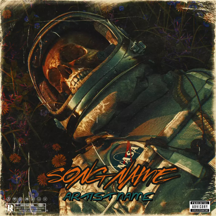 Nasa Album Cover music art trap mixtape rap | PosterMyWall