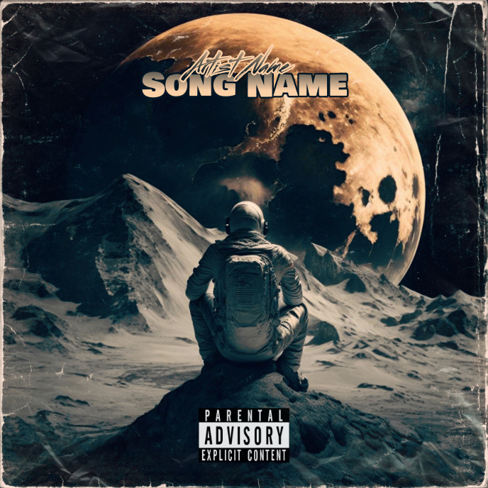 Nasa Cover Album music art trap mixtape rap Template | PosterMyWall