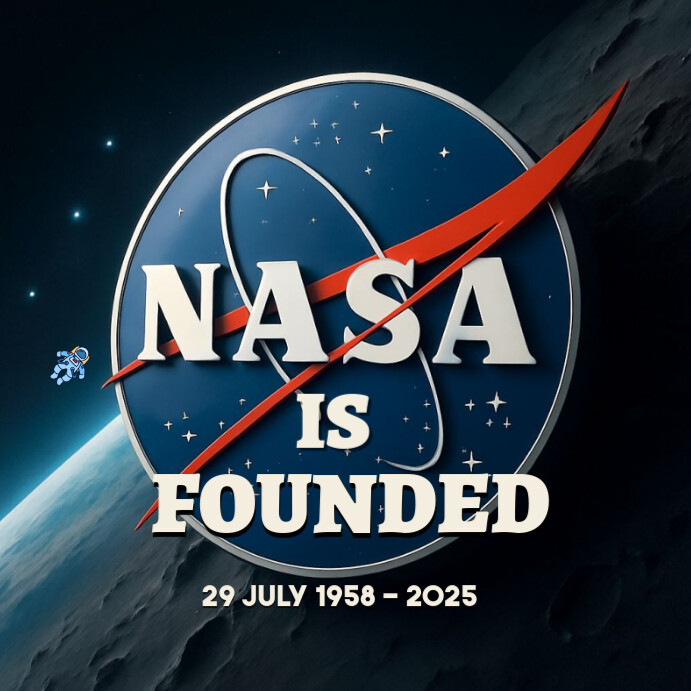 Nasa Is Founded Template Instagram Post | PosterMyWall