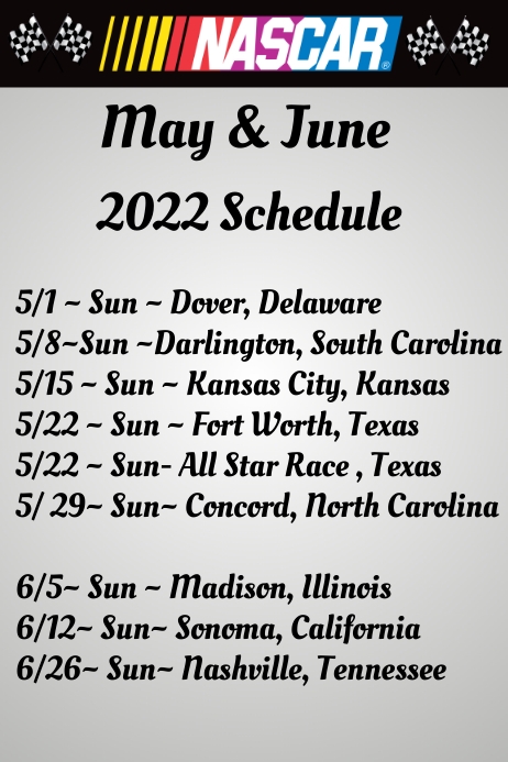 Copy of nascar poster template | PosterMyWall