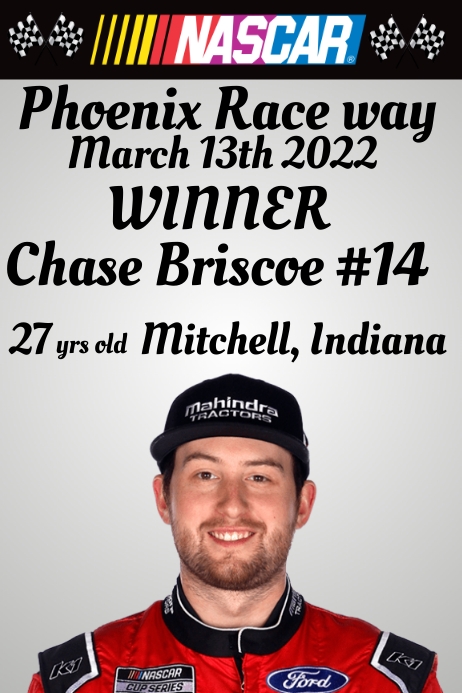 nascar poster template | PosterMyWall