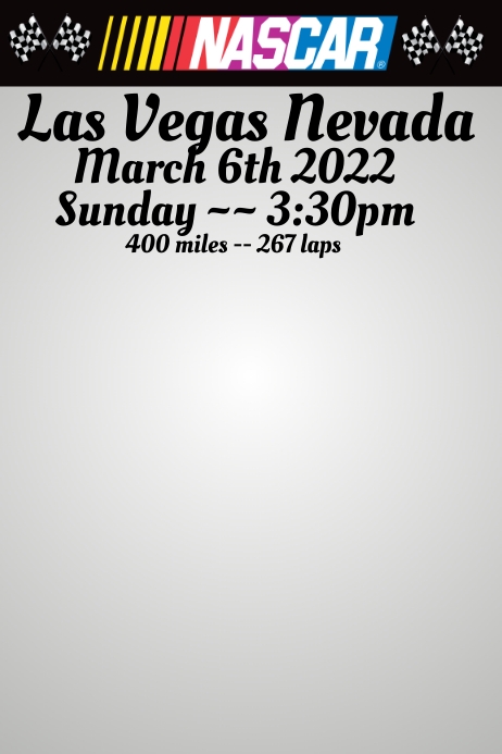 nascar poster template | PosterMyWall