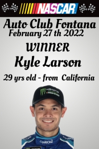 nascar poster template | PosterMyWall