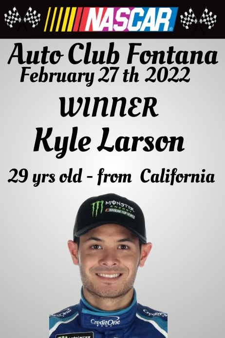 nascar poster template | PosterMyWall