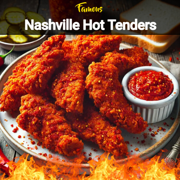 Copy of Nashville Hot chicken tenders | PosterMyWall