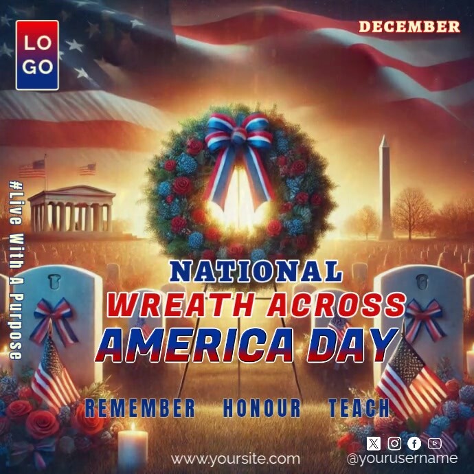 Copy of Nation Wreath Across America Day | PosterMyWall