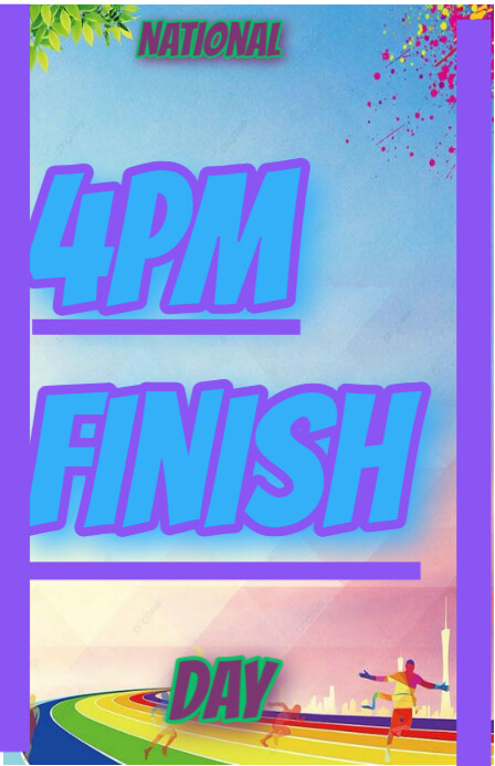 National 4mp finished day Template | PosterMyWall