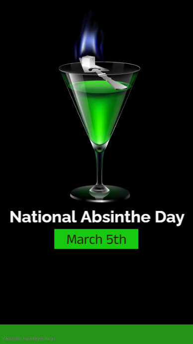 Plantilla de national absinthe day | PosterMyWall