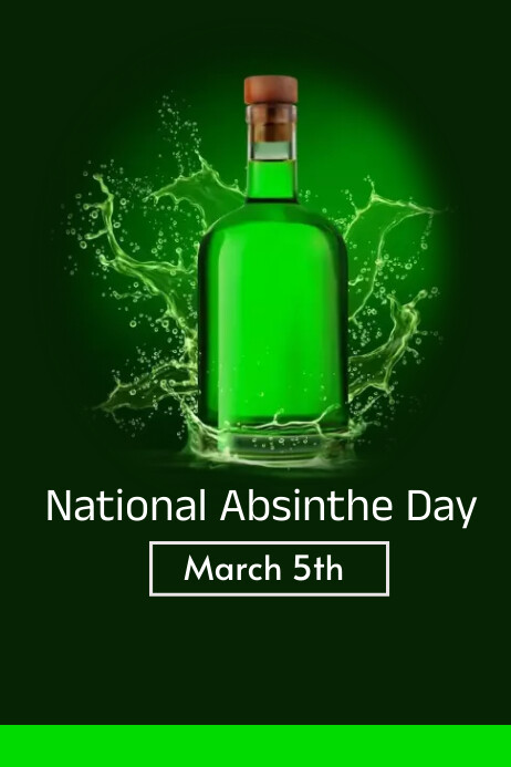 national absinthe day Template | PosterMyWall