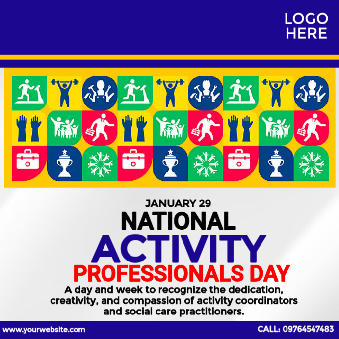 National Activity Professionals Day Template | PosterMyWall