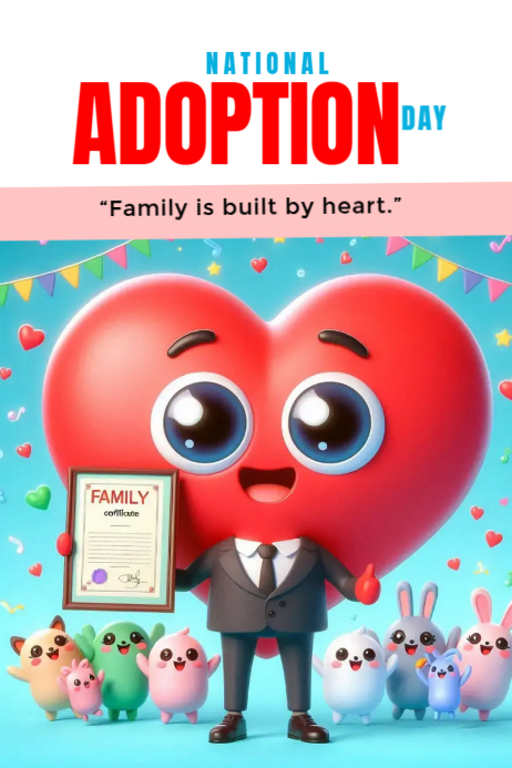 National adoption day Template | PosterMyWall