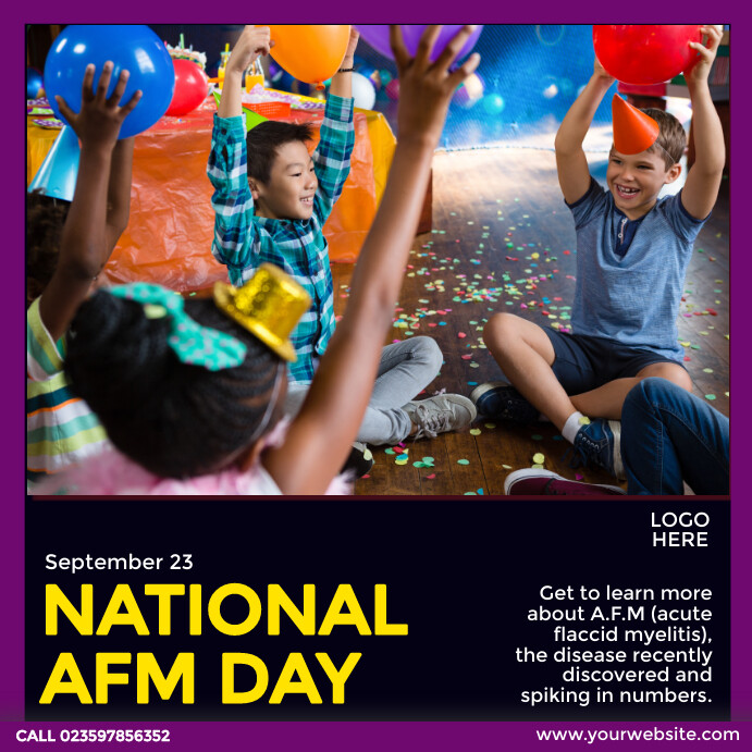 National AFM Day Template | PosterMyWall