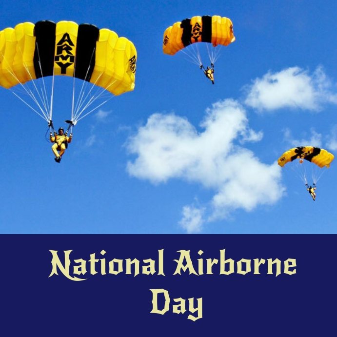 national airborne day Template | PosterMyWall