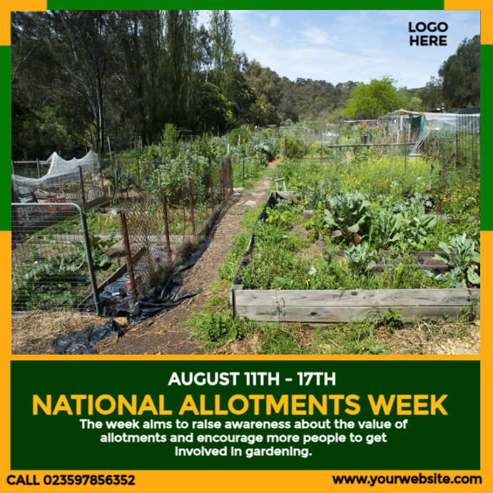 National Allotments Week Templat | PosterMyWall