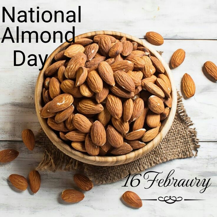 National Almond day instagram post Template | PosterMyWall
