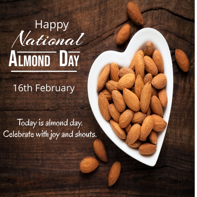 national almond day instagram template | PosterMyWall