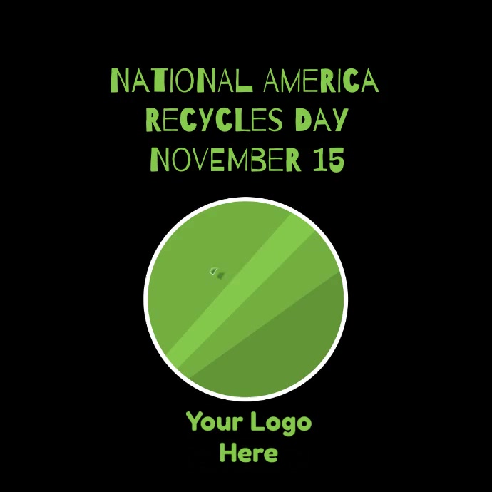 National America Recycles Day Template | PosterMyWall