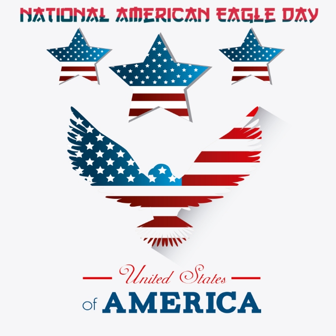 Copy of National American Eagle Day illustration | PosterMyWall