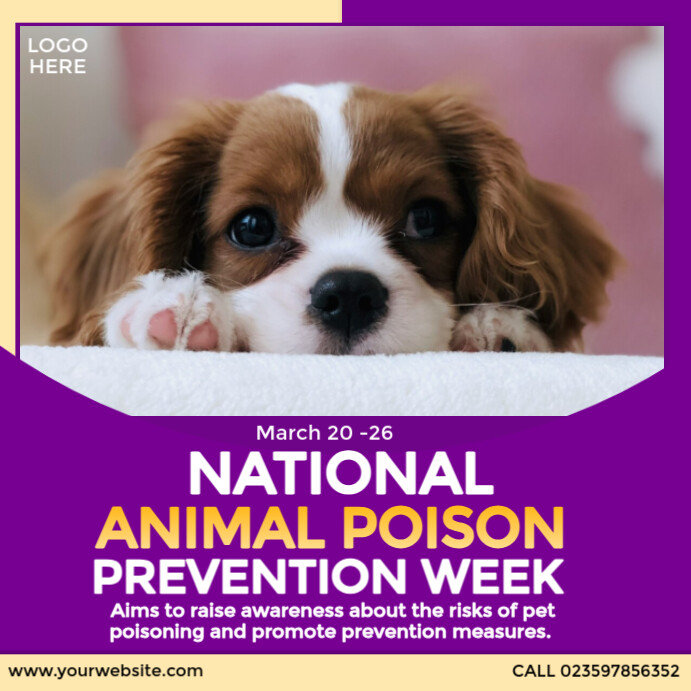 Copy of National Animal Poison Prevention Week | PosterMyWall