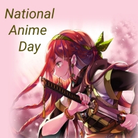 national anime day Template | PosterMyWall