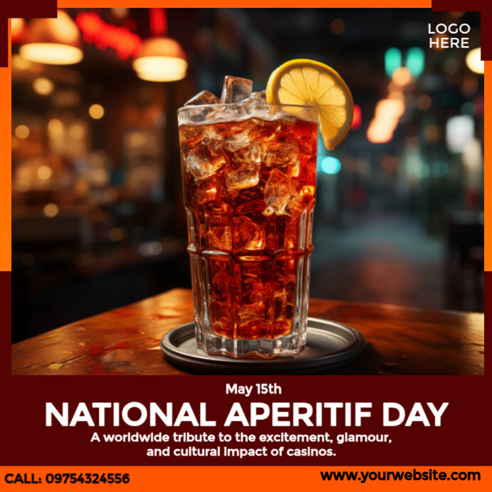 National Aperitif Day Template | PosterMyWall