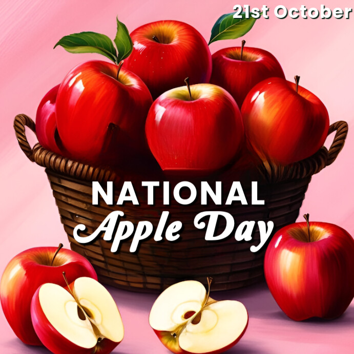 Copy of National Apple Day | PosterMyWall