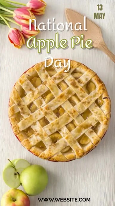 Plantilla de National apple pie day | PosterMyWall