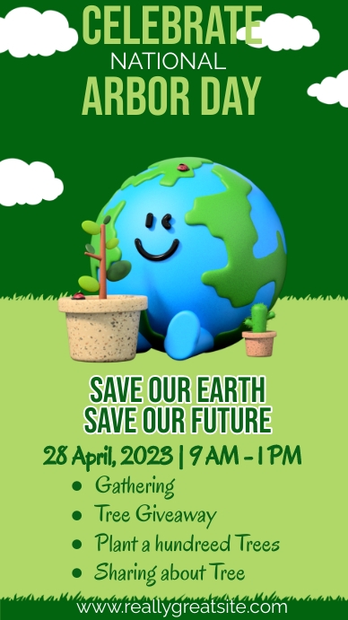 national arbor day,arbor day celebration Template | PosterMyWall