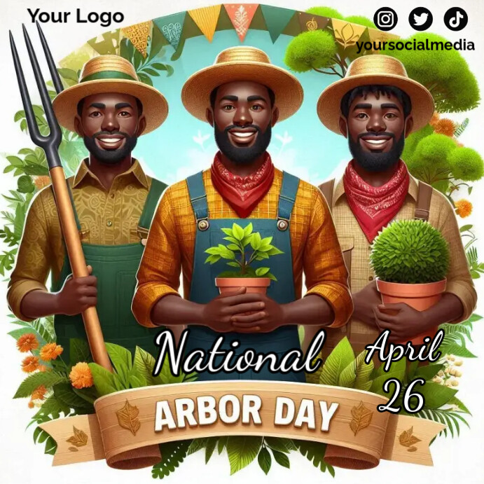 Plantilla de National Arbor Day Poster | PosterMyWall