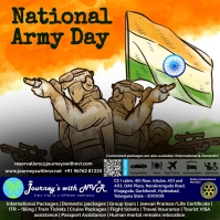 National Army Day Template | PosterMyWall