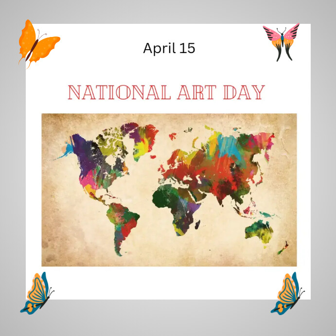 Plantilla de National Art Day | PosterMyWall