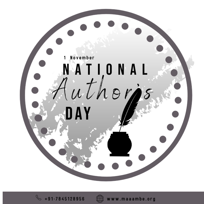 National Author's Day Template | PosterMyWall