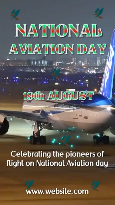 National Aviation day template | PosterMyWall
