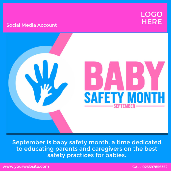 Copy of National Baby Safety Month | PosterMyWall
