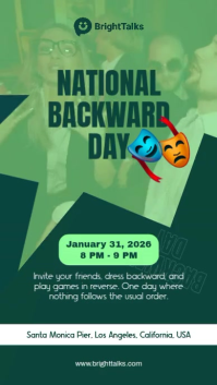 National Backward Day Poster Template | PosterMyWall