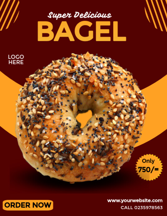 Copy of National Bagel Day Flyer | PosterMyWall